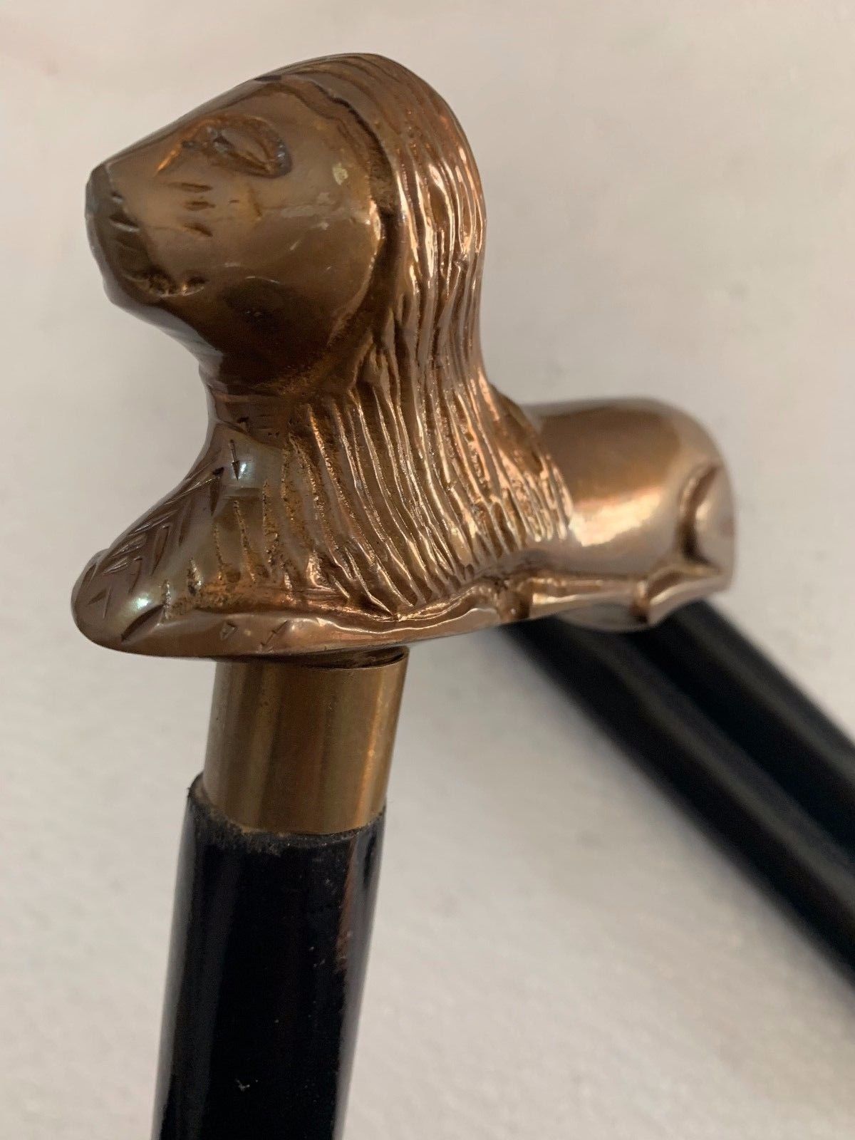 Antique Brass Lion Head Handle Vintage Style Victoria… - Gem