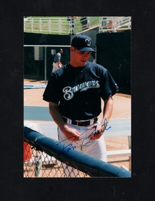 BEN SHEETS MILWAUKEE BREWERS AUTOGRAPHED 4X6 COLOR PHOTO | eBay