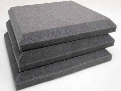 Flat Acoustic Foam Soundproofing Tiles, for room/studio/hall/club ...