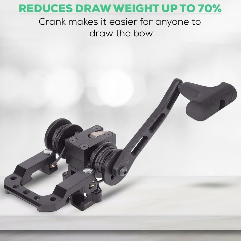 CenterPoint Power Draw Crossbow Crank -Reduces Draw Weight 70% MIL-SPEC ...