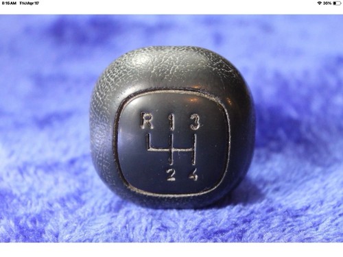 Black 4 Speed Gear Shift Knob Handle Accessory Necker Knob Manual Floor ...