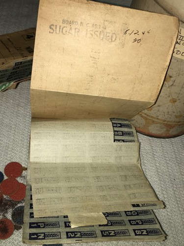 WW2 War Ration Coupon + Coin LOT 3 Books Red & Blue Tokens Ration in ...