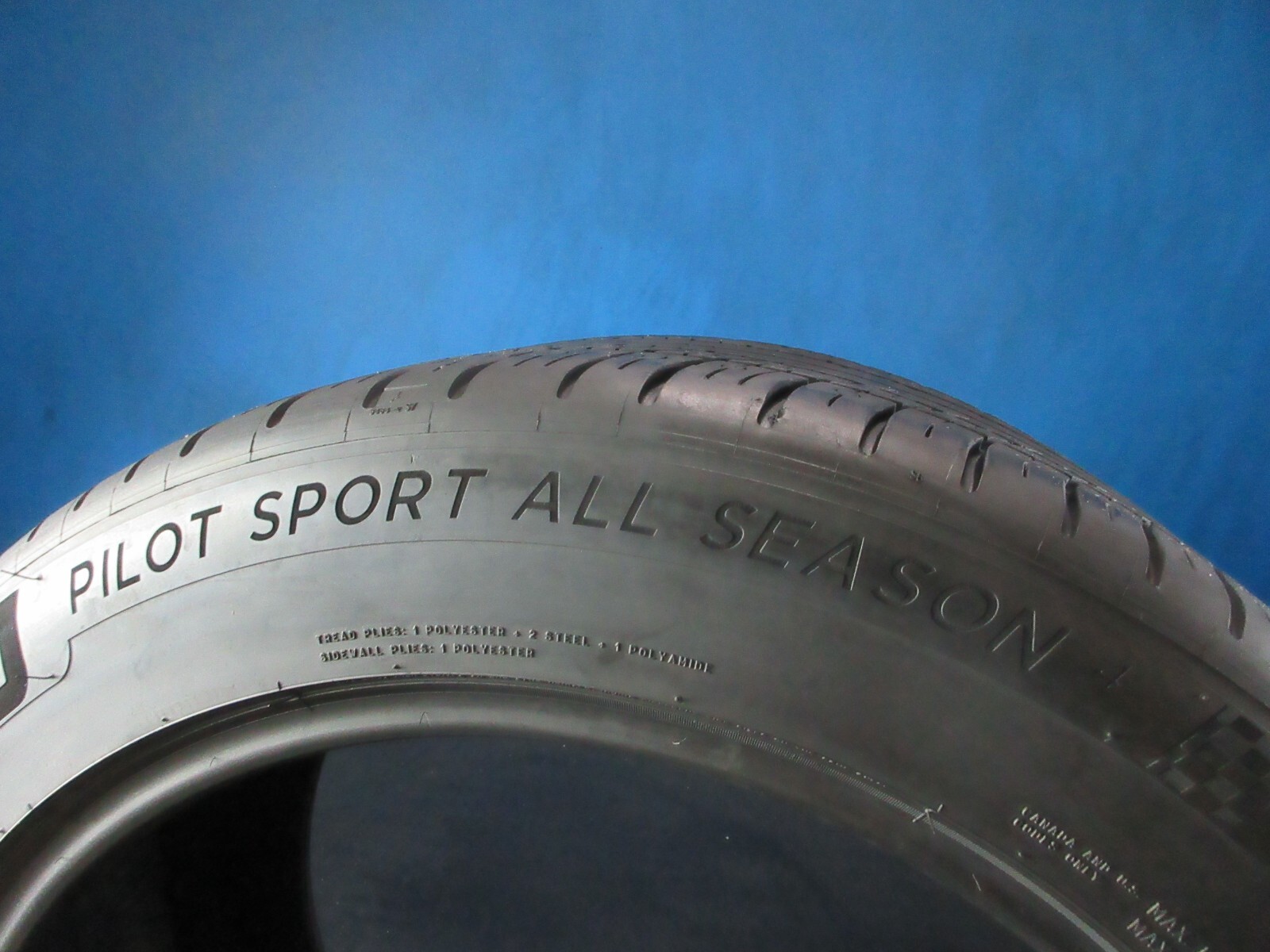 Used Michelin Pilot Sport All Season 4 295 45ZR 20 7-8/32 Tread 2135F ...