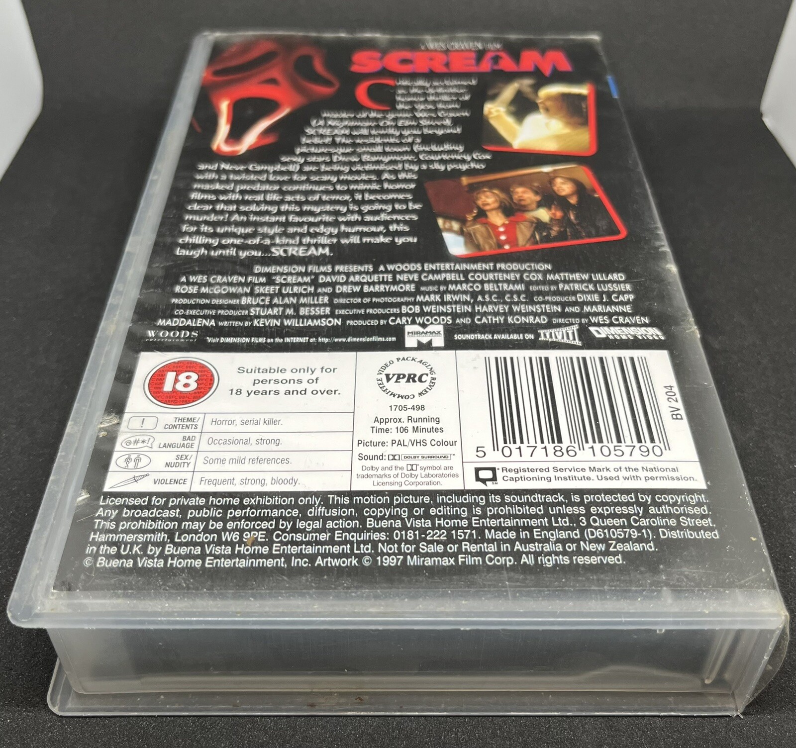 Scream (VHS/SUR, 1998) for sale online | eBay