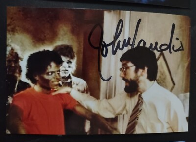 JOHN LANDIS DIRECTOR SIGNED AUTOGRAPHED MICHAEL JACKSON THRILLER VIDEO ...