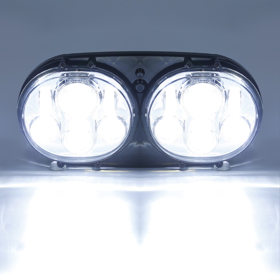 Inner Outer Fairing &Headlight Lamp Fit For Harley Touring FLTR Road ...