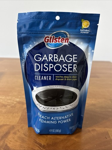 Glisten Garbage Disposer Cleaner and Odor Eliminator Lemon Scent 4 Uses ...