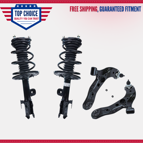 Front Struts & Spring Assembly Lower Control Arms for 2006-2012 Toyota ...