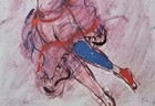 Marc Chagall Firebird "Dancer" Mounted Offset Color Lithograph 1969 ...