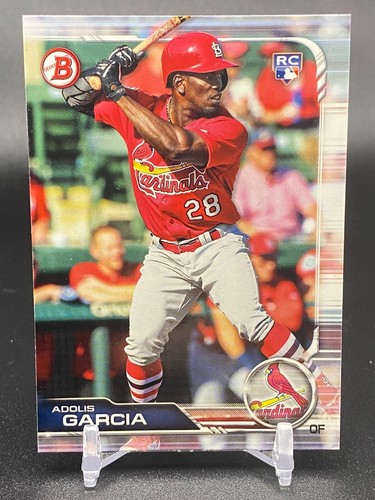 Adolis Garcia 2019 Bowman Rookie Card RC #84 St Louis Cardinals Rangers ...