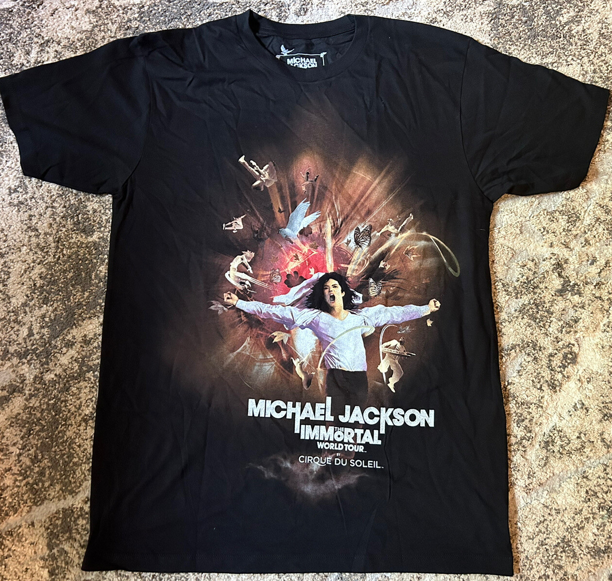 Michael Jackson Shirt The Immortal World Tour Cirque … - Gem