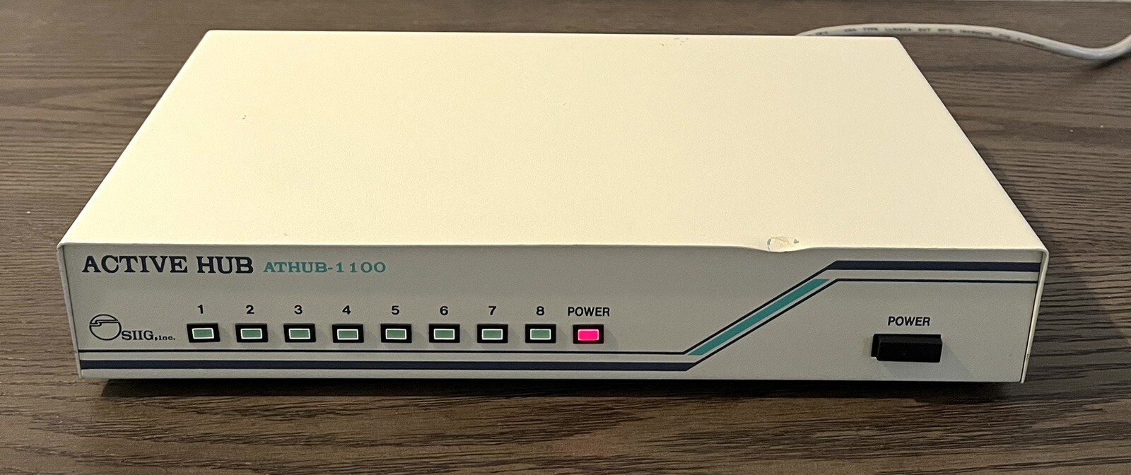 Vintage Rare SIIG Inc 8 Port Active Hub Coax BNC Athub-1100 | eBay