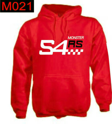 Pull à Capuche monster-s4rs Rouge Red Sweat-Shirt M021 | eBay