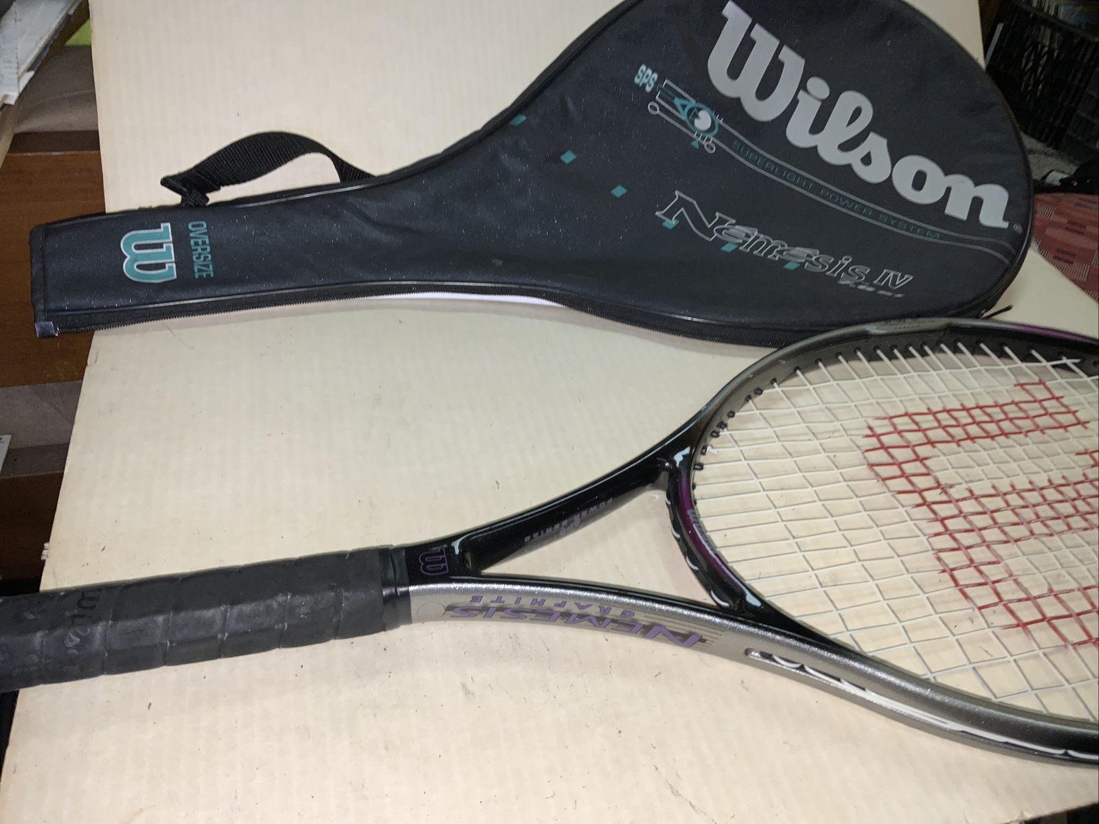 Wilson Nemesis IV 7.6 SI Graphite Oversize Frame Technology Tennis ...