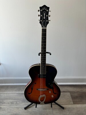 Guild T-50 Slim Hollowbody Electric Guitar - Vintage Sunburst | eBay