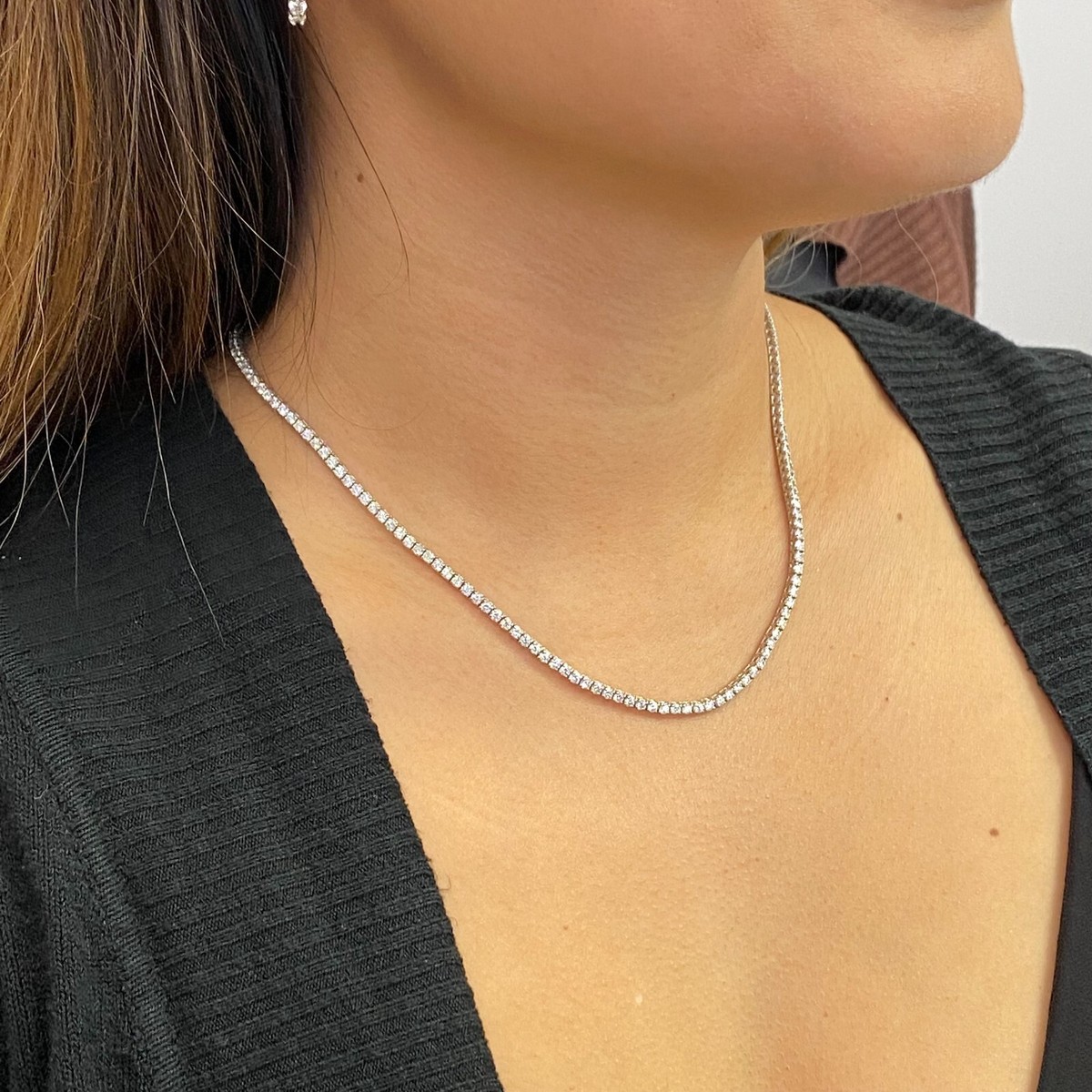 White Gold Chain For Girls