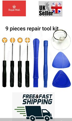 9pc Mobile Phone Repair Tool Kit Set For iPhone 5S SE 6 7 8 iPad. | eBay UK