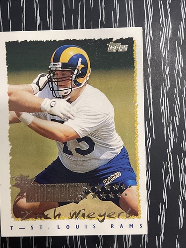 1995 Topps #238 ZACH WIEGERT RC St. Louis Rams | eBay