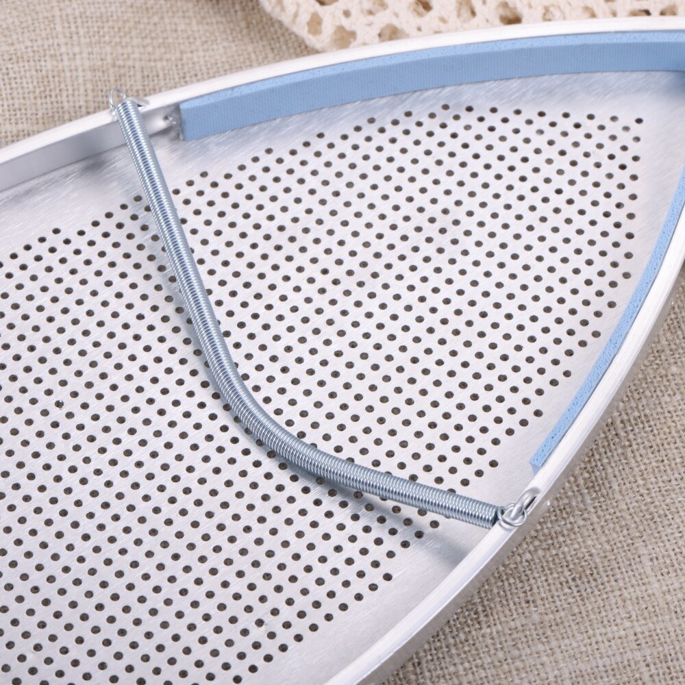 Aluminum Pad Electric Iron Shoe Mat Hot Iron Rest w Silicone Strip 22.4 ...