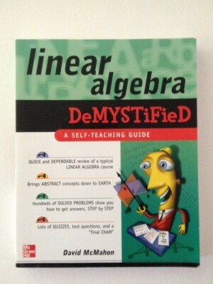 Demystified: Linear Algebra Demystified : A Self-Teaching Guide by ...