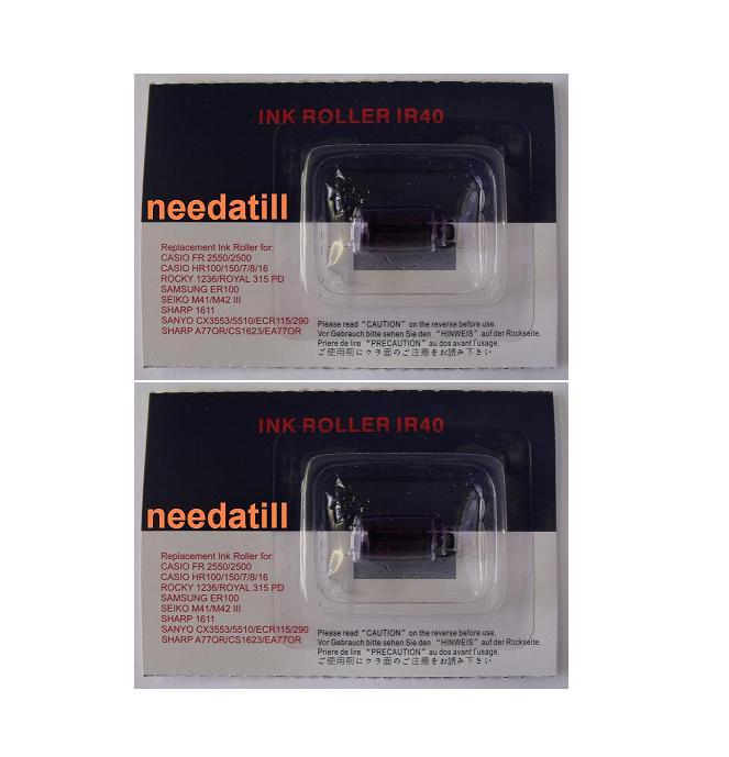 Casio 130CR Casio130 Till Rolls and Ink Roller 130-CR CR Starter Pack ...