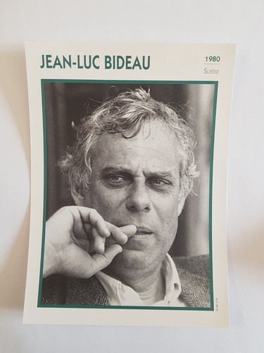 JEAN LUC BIDEAU - CARTE FICHE CINEMA PORTRAIT DE STARS | eBay