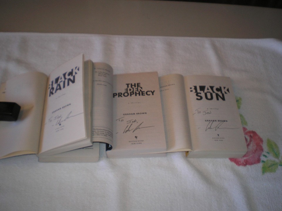 THREE (3) SIGNED PAPERBACK BOOKS by GRAHAM BROWN +JS+ | eBay