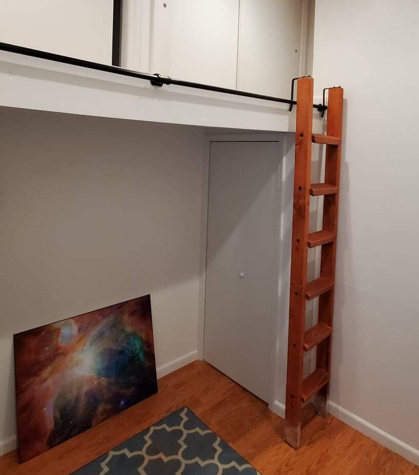 Ladder Hardware Kit - MAKES YOUR LADDER STAND UP! Library Loft Cabin | eBay