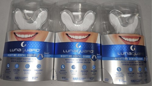 3pk LUNAGUARD Nighttime Dental Protector- 1 Adult Bite Guard per pk ...