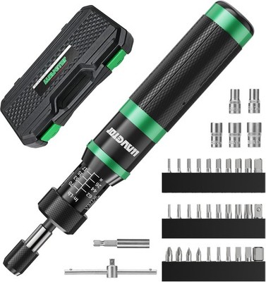 Torque Screwdriver,8-70 In.Lb(1/4" Drive) Inch Pound Torque Wrench with ...