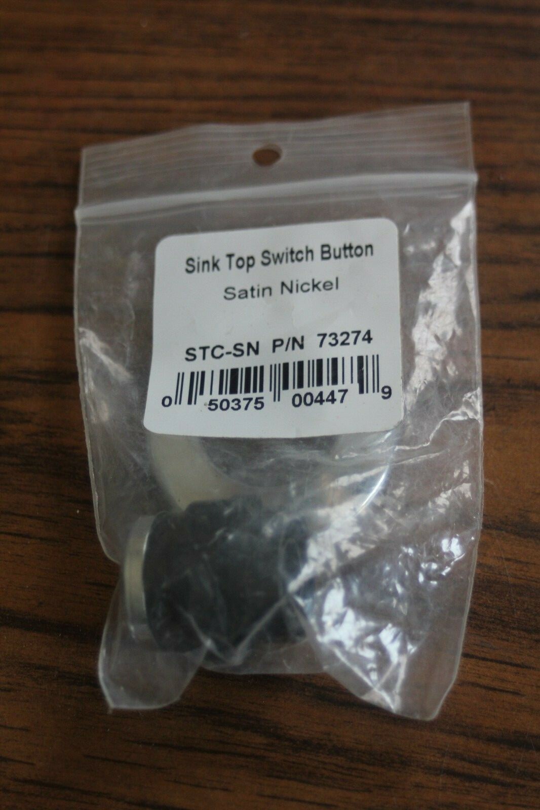 Sink Top Switch Button Satin Nickel STC-SN 73274 | eBay