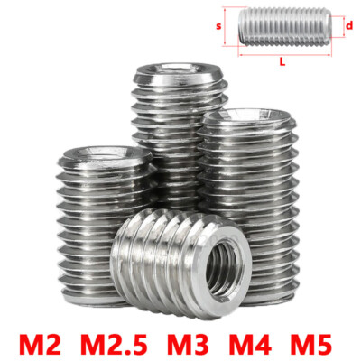 M2~ M5 THREAD ADAPTER THREADED INSERTS SCREW REDUCER ADAPTER A2 ...