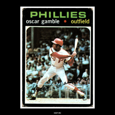 1971 Topps Oscar Gamble Phillies #23 Vintage Low Grade | eBay