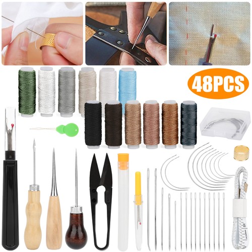48X Upholstery Sail Carpet Leather Canvas Repair Curved Hand Sewing ...