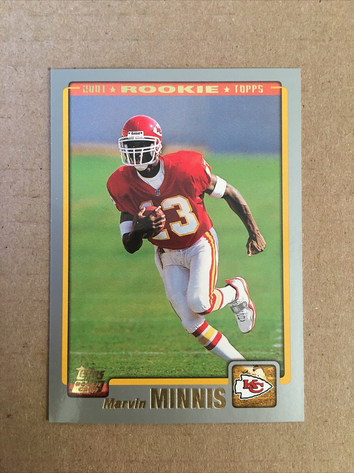 2001 Topps Football Marvin Minnis RC | eBay