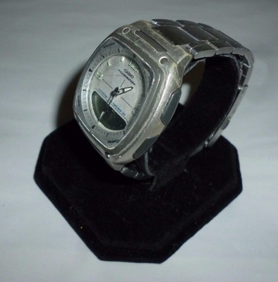 Mens Casio Illuminator Telememo 30 World Time Anilog Digital Quartz ...