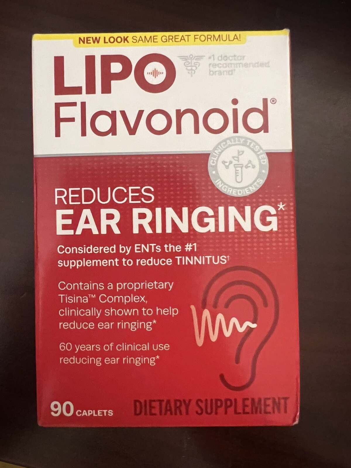 Lipo-Flavonoid Plus Ear Ringing Health Caplets - 90 Count for sale ...
