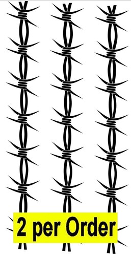 Printable Barb Wire Stencil