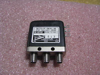 TRANSCO / L3 COMMUNICATIONS RF SWITCH # 919C72700-1 NSN: 5985-01-274 ...