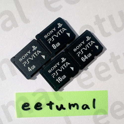 SONY Genuine PS Vita Memory Card 64GB 32GB 16GB 8GB 4GB PSV Official ...