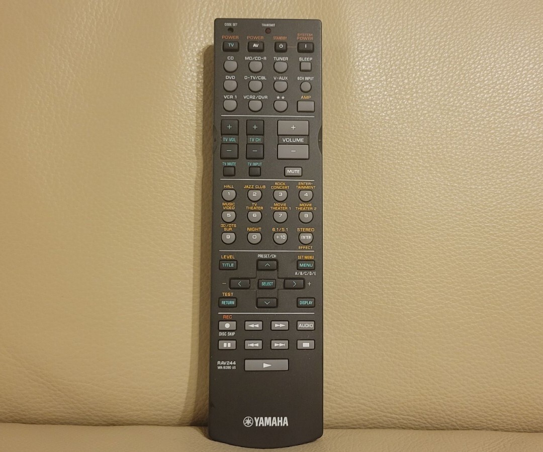 Yamaha RAV246 AV Receiver Remote Control Wa16410 US for sale online | eBay