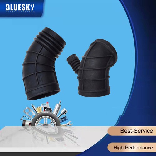 2X Throttle Body Air Intake Boot Hose Kit For BMW E46 M54 325Ci 325i 2 ...