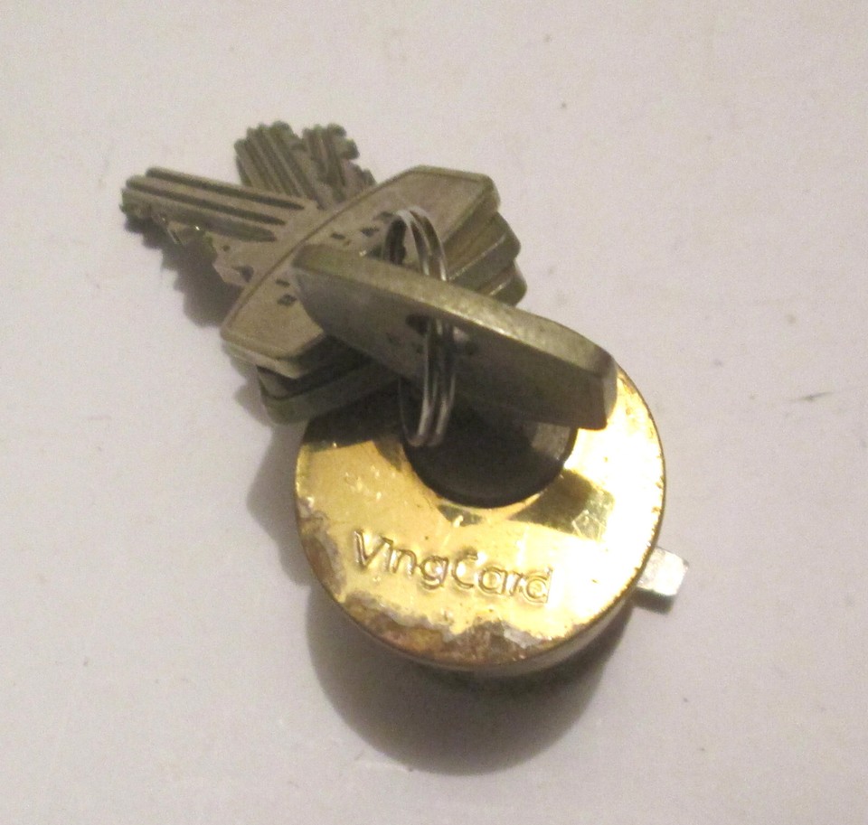 TrioVing VingCard 7-Pin Cylinder Lock with 4 Keys VING-CARD TRIO-VING ...