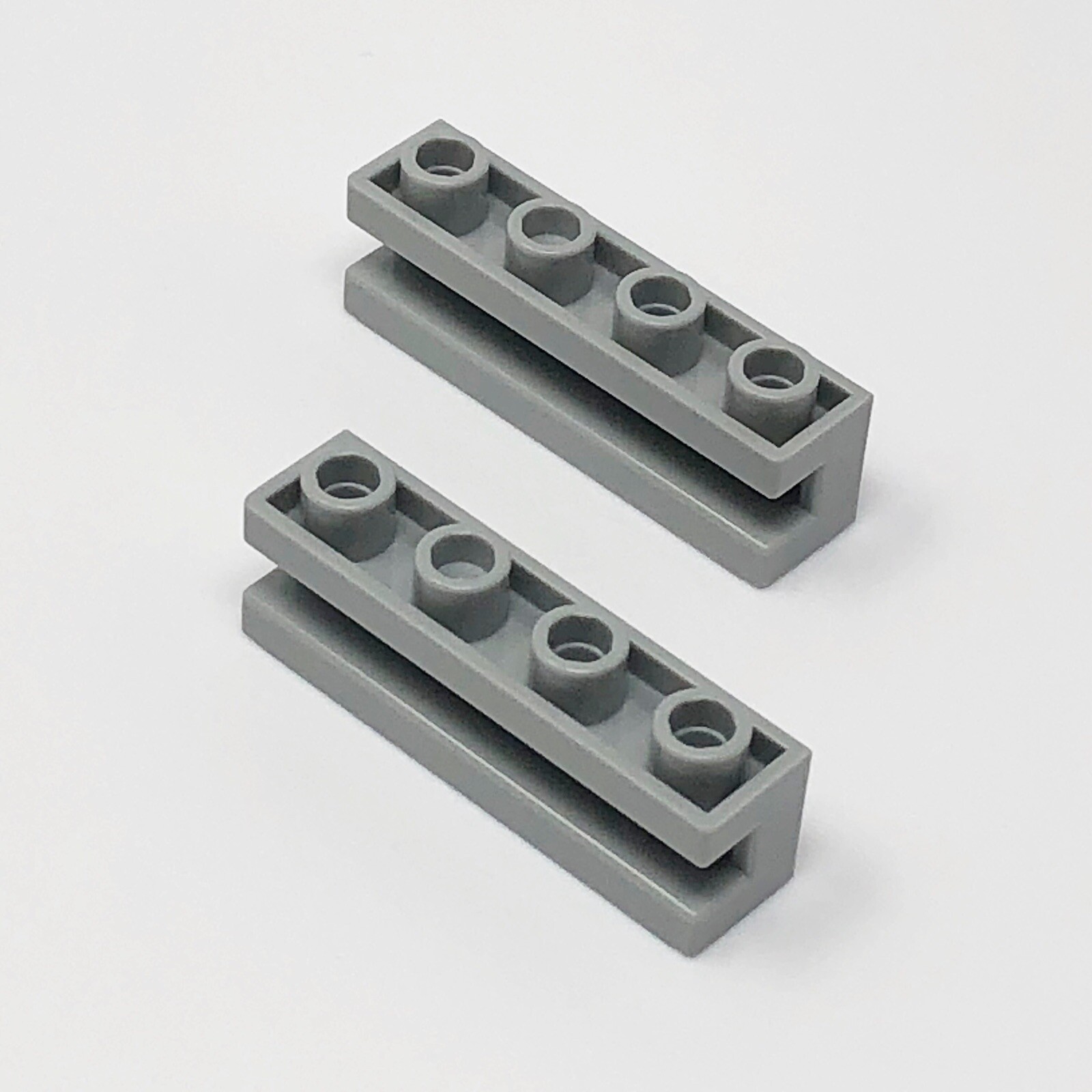 2653 LEGO Parts Brick Modified 1x4 w/ Groove LIGHT BLUISH GRAY (2) | eBay