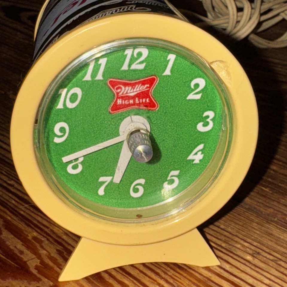 70’s - 80’s Miller High Life Beer Can Vintage Electric Desktop Bar ...