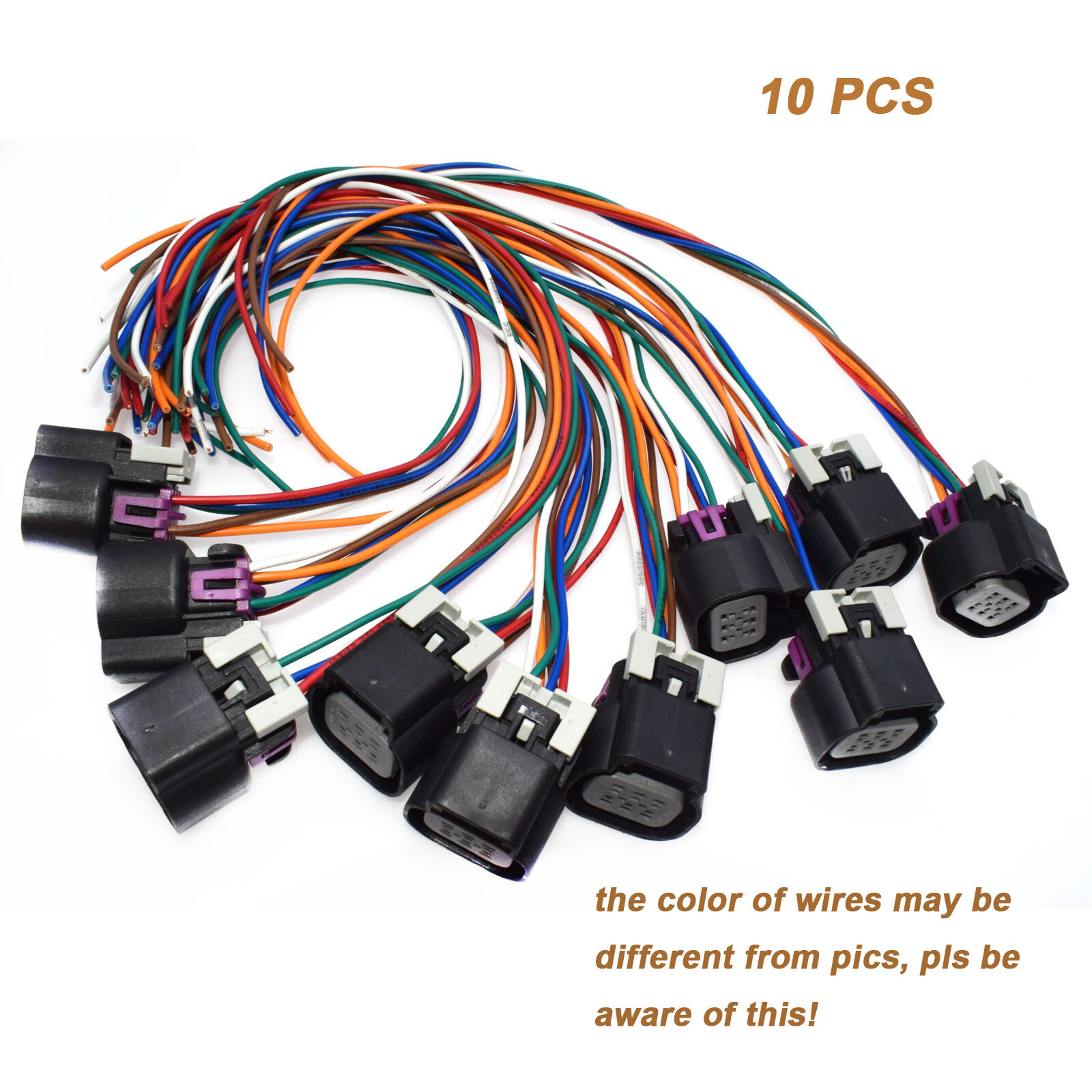 10 PCS LS2 LS3 LS7 Throttle Body Actuator Connector Pigtail Plug PT2713 ...