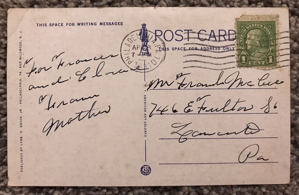 Vintage Delaware River Bridge Camden NJ Postcard C. T. American Art ...