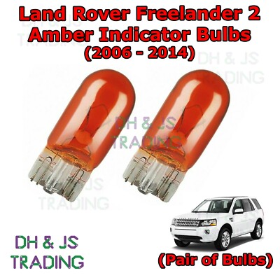 For Land Rover Freelander 2 Amber Side Indicator Bulbs Side Tail Pair ...