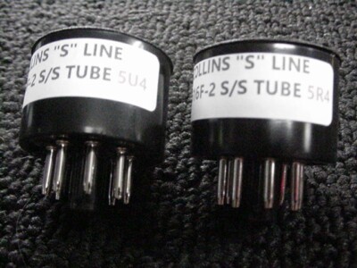 NEW SOLID STATE SET OF 2 EACH 5U4 & 5R4 TUBES FOR COLLINS "S" LINE ...