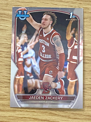2022-23 BOWMAN CHROME U 1ST CARD JAEDEN ZACKERY #35 | eBay